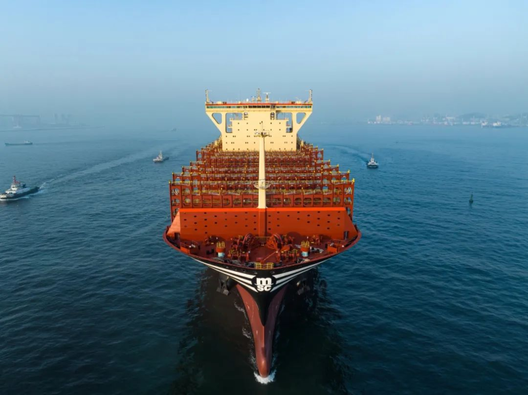 DSIC Delivers 16,000 TEU Container Ship "MSC ORSOLA" Ahead of Schedule ...