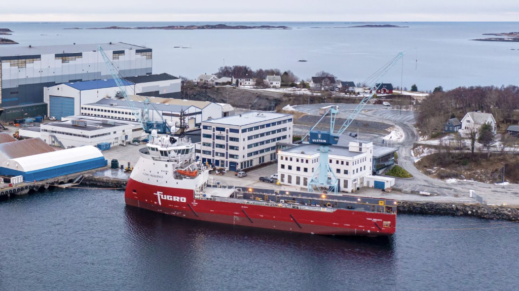 Fugro’s PSV becomes geotechnical survey vessel at Ulstein Verft - iMarine