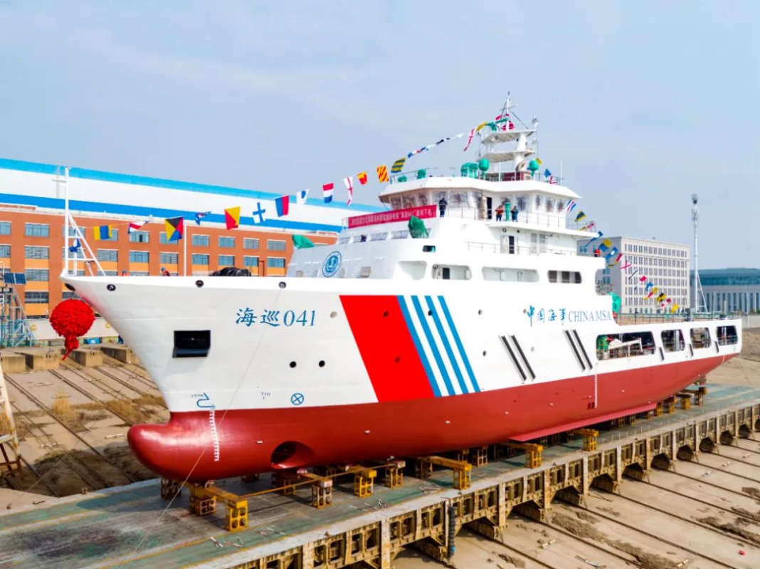 Wuchang Shipbuilding Launches An Oil Spill Recovery Vessel(OSRV) - iMarine