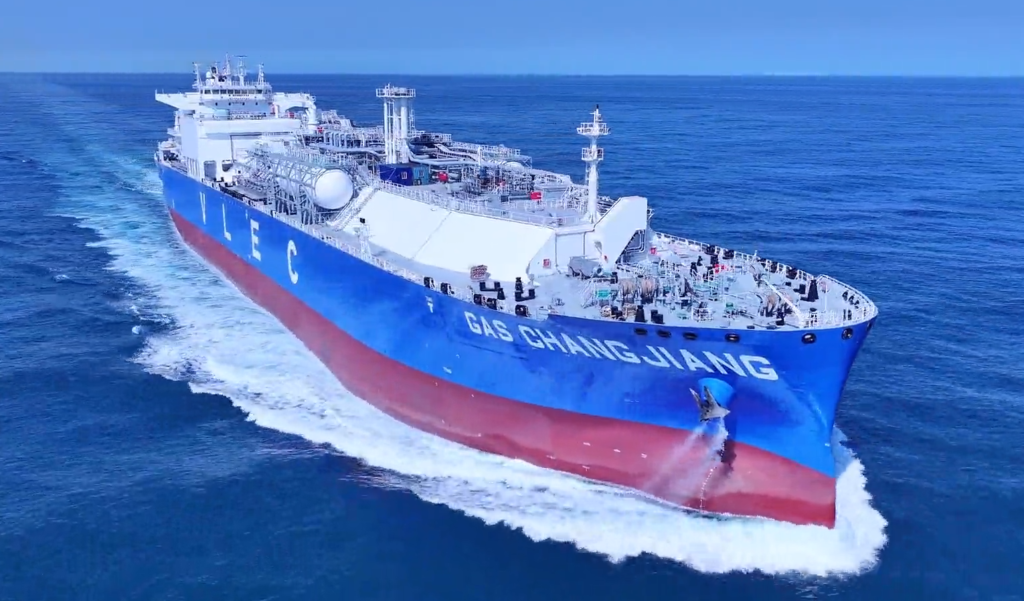 Jiangnan Shipbuilding Delivers First 99,000 m3 VLEC "GAS CHANGJIANG ...