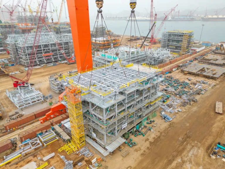 COOEC makes new progress on construction of 400,000-ton class FPSO ...