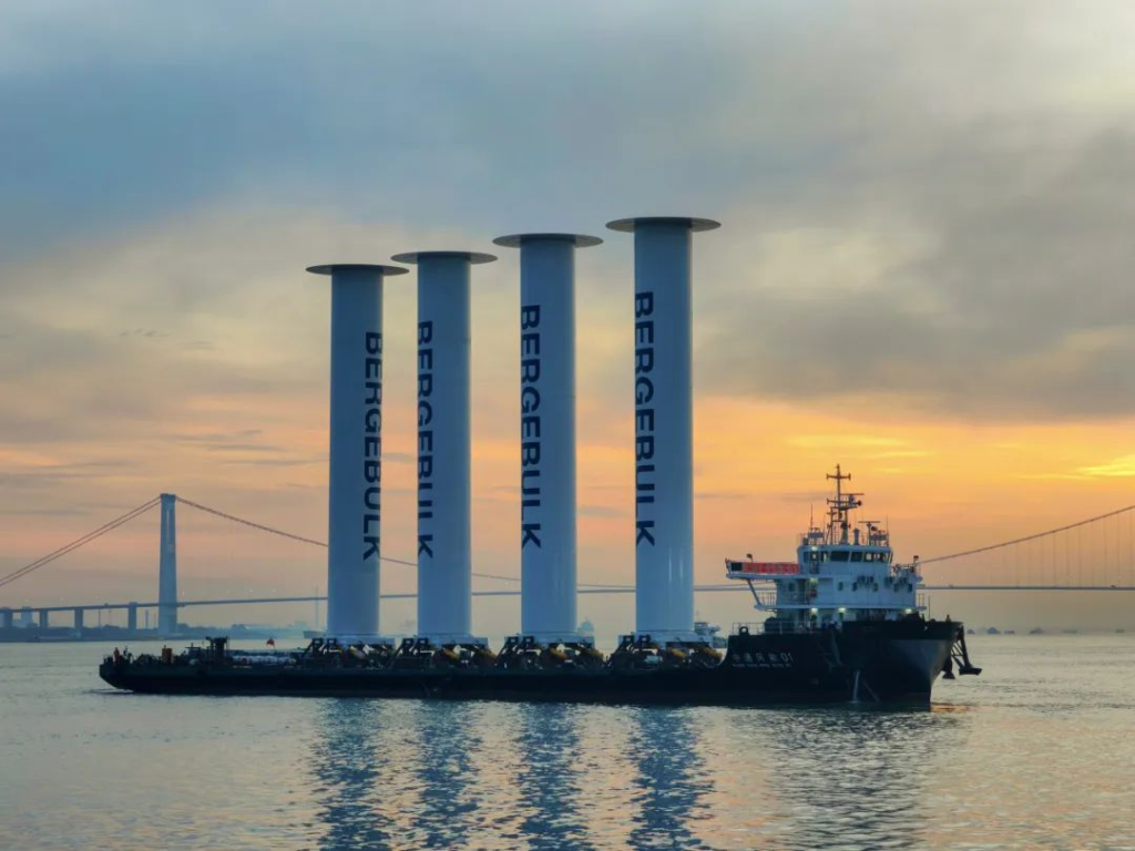 Chengxi Shipyard Delivers China's First 35-Meter Folding Rotor Sails ...
