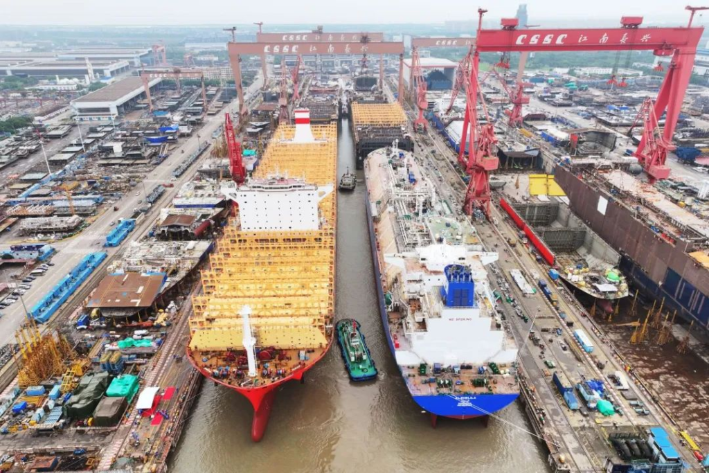 Jiangnan Shipbuilding launches China's first MARK Ⅲ membrane 175,000 m³ ...