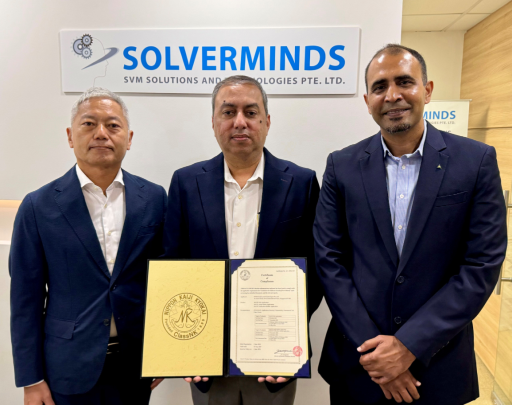 ClassNK grants its first software security certifications for Solverminds' ship management ...