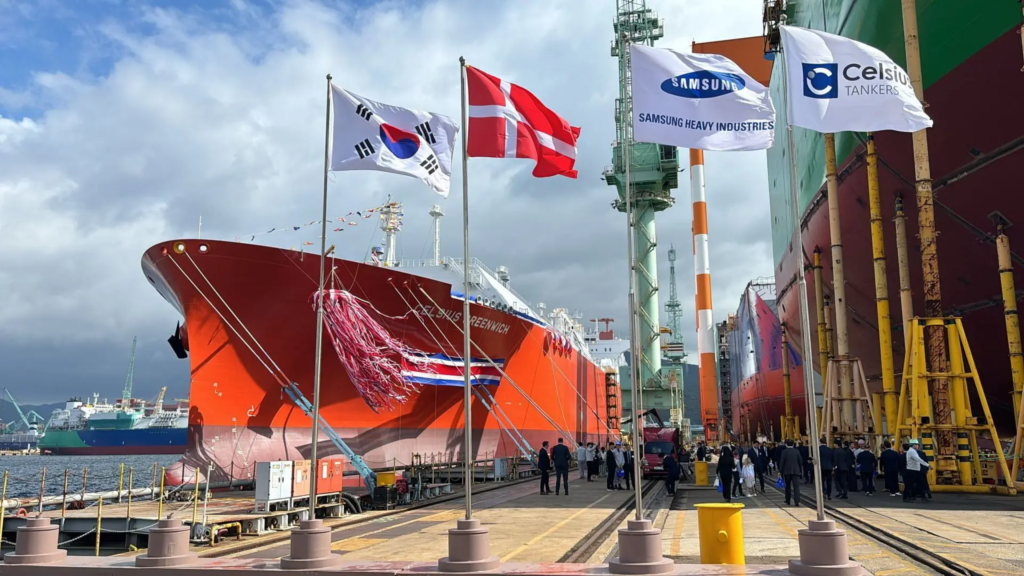 Celsius takes delivery of new LNG carrier from Samsung Heavy Industries - iMarine