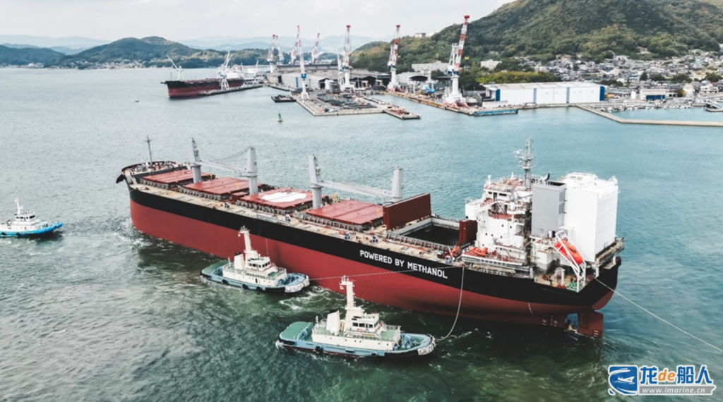 TSUNEISHI Launched the World’s First Methanol Dual-Fuelled Ultramax ...