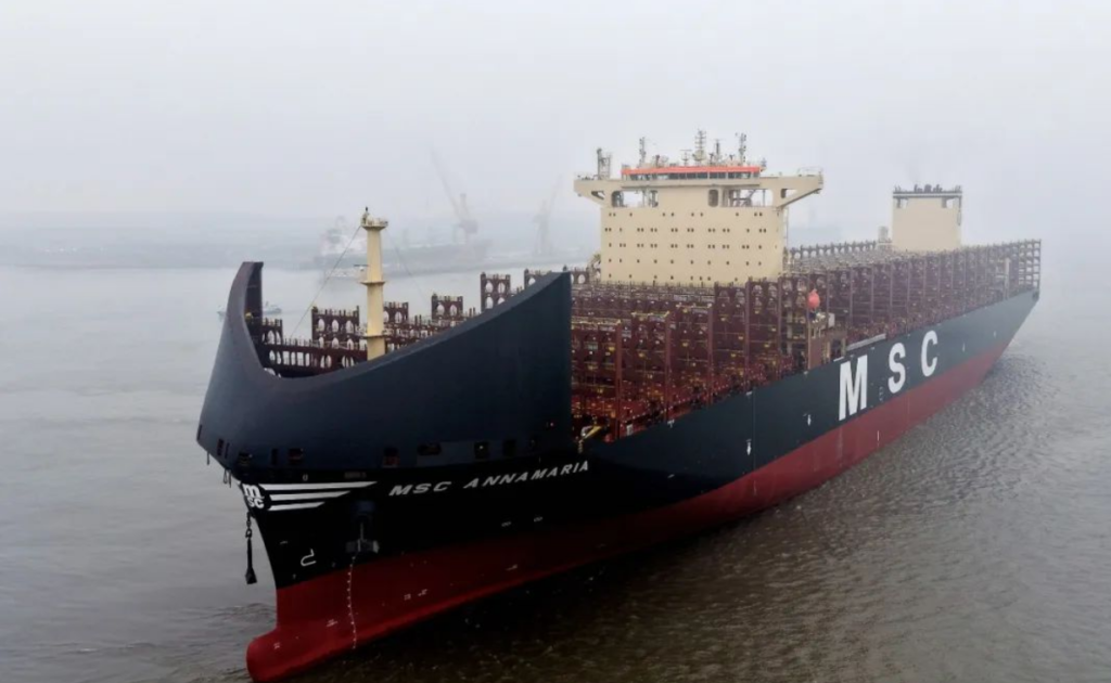 MSC Welcomes A LNG Dual-Fuel 16,000 TEU Container Ship into Fleet - iMarine