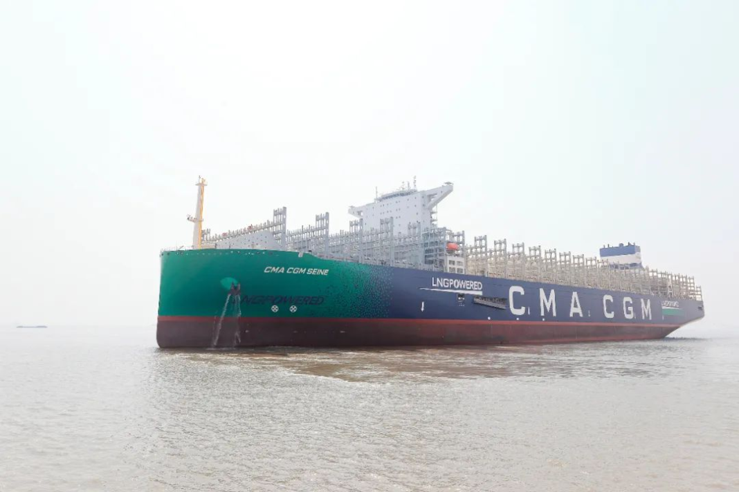 CMA CGM's 24,000 TEU LNG Dual-Fuel Ultra-Large Container Ship Completes ...