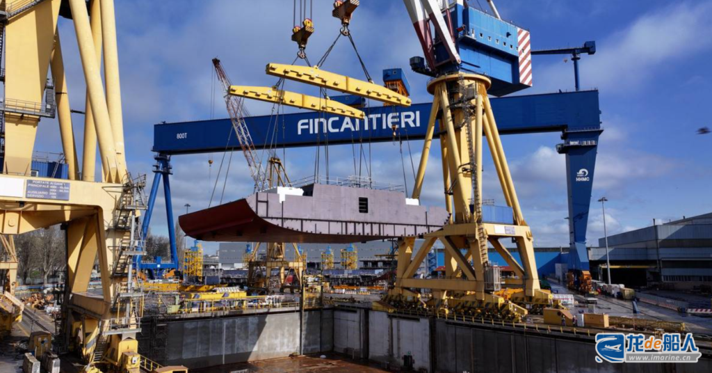 Fincantieri held a keel laying ceremony for the ultra-luxury cruise ...