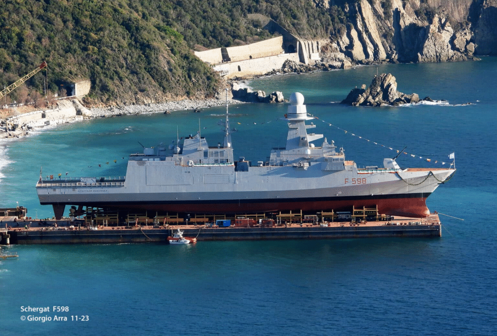 Fincantieri delivers a multi-role frigate ‘Spartaco Schergat’ to the ...