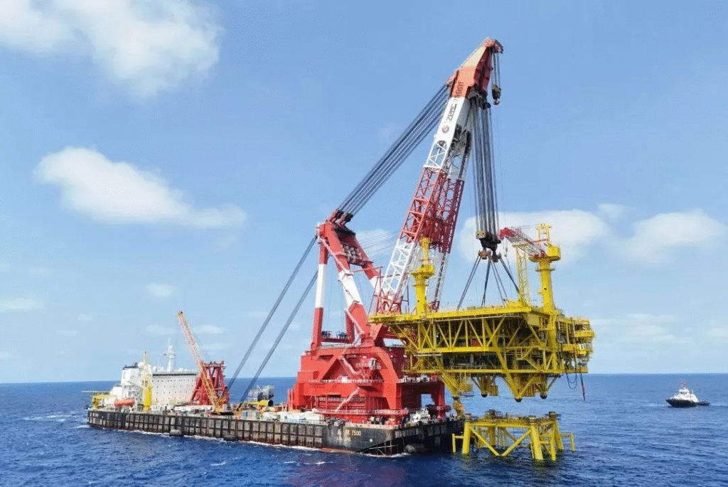 CNOOC Completes Installation of Record-Breaking Jacket Platform in ...