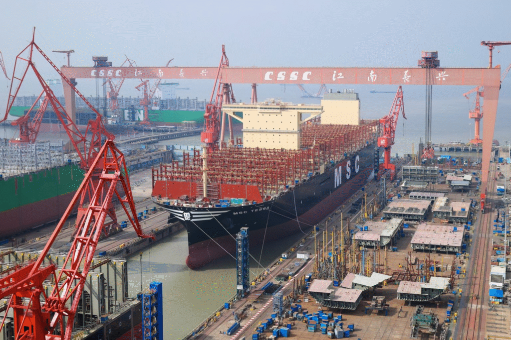 China's Shipbuilding Market Share Plummets to 52% as USTR Tariffs ...