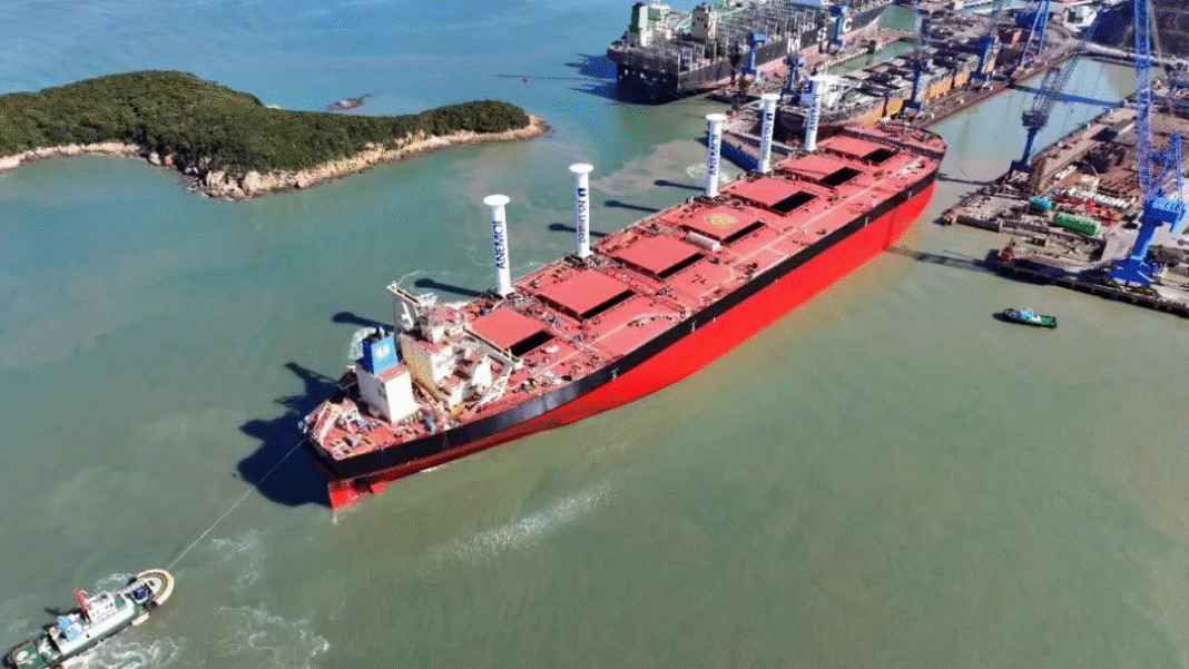 Xinya Shipyard Marks Green Tech Breakthrough with First Rotor Sail ...