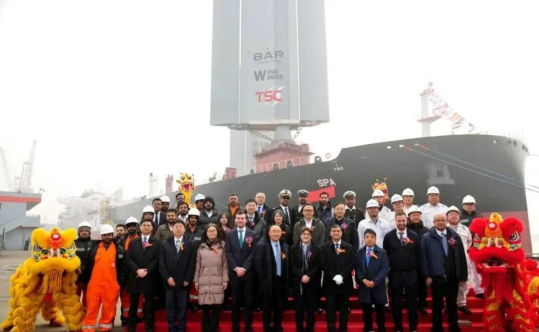 World’s First 114,000 DWT Wind-Assisted LNG Dual-Fuel Oil Tanker SPA ...