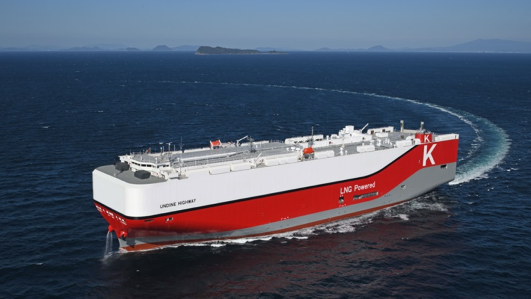 Imabari Shipbuilding Delivers 7,000 CEU LNG Dual-Fuel PCTC “UNDINE ...