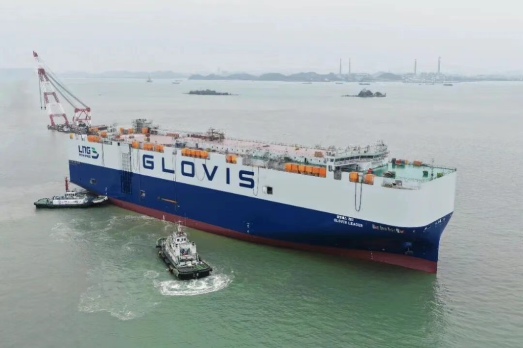 GSI Launches Two LNG Dual-Fuel Vessels: 10,800 CEU PCTC for HMM and ...