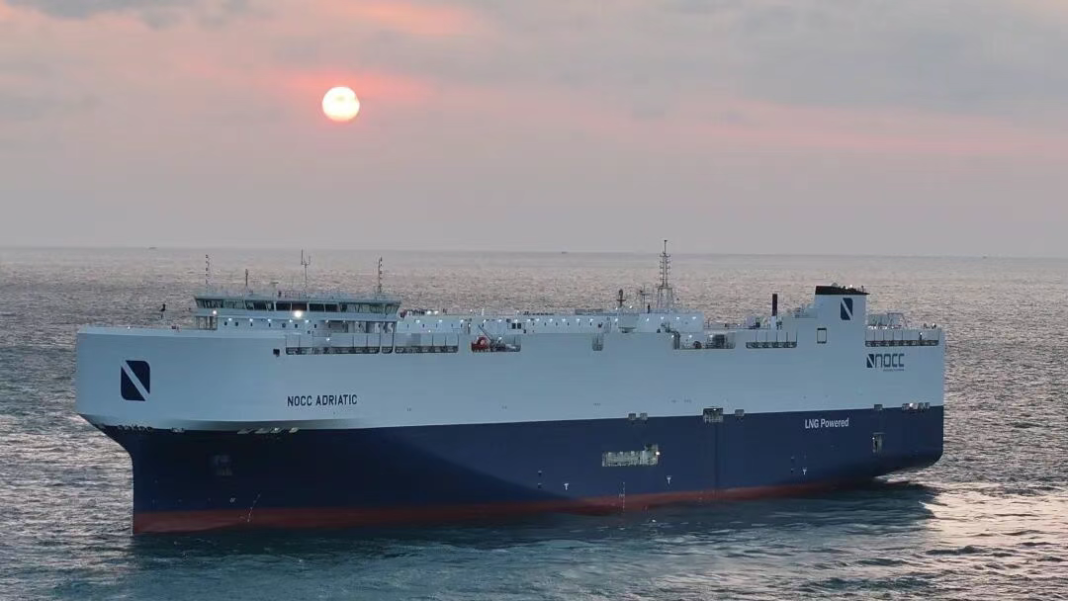 CIMC Raffles Delivers 7,000 CEU LNG-Powered PCTC to NOCC - iMarine